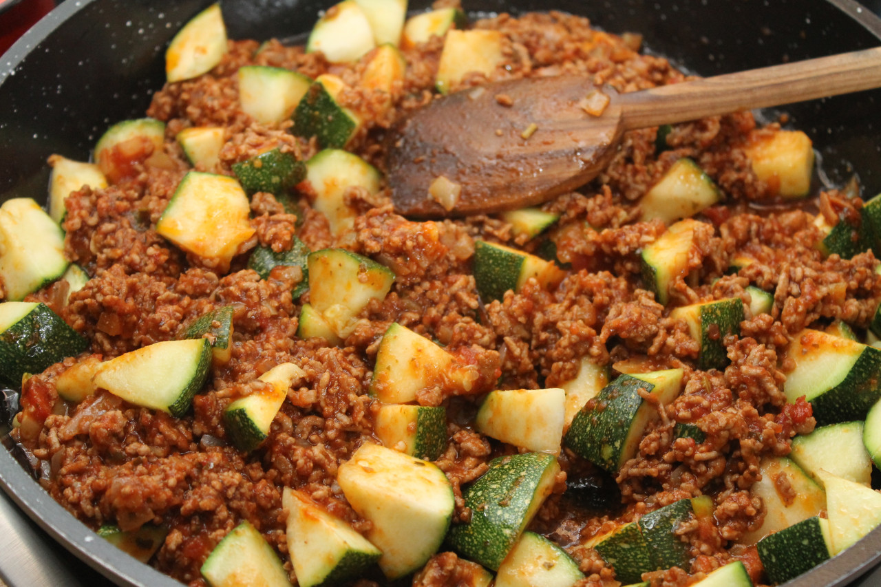 Zucchini-Hack-Pfanne | cuplovecake