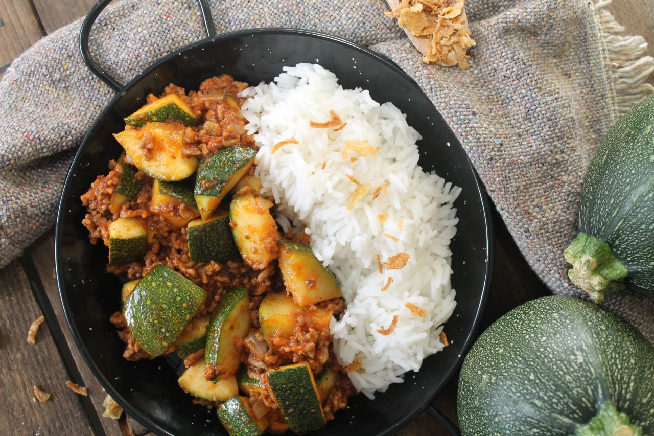 Zucchini-Hack-Pfanne | cuplovecake